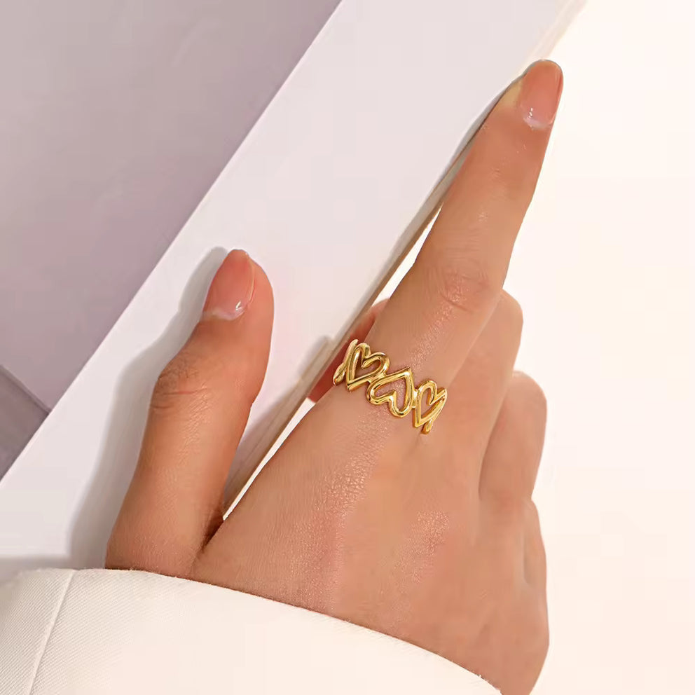 Shop 18k Gold-Plated Rings Starting at ₹149 | Aferando Unique Designs
